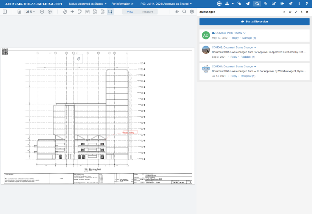 Asite Project Workflow | Construction Management Software